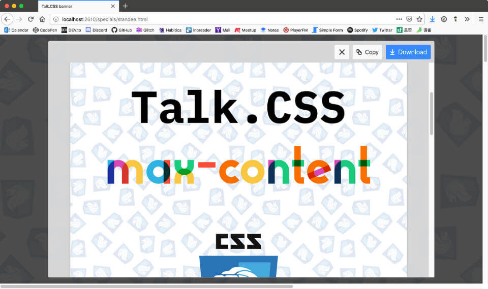 Using CSS to make a print banner | Chen Hui Jing