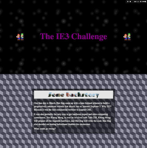Internet Explorer 3, an adventure in cross-browser compatibility | Chen ...